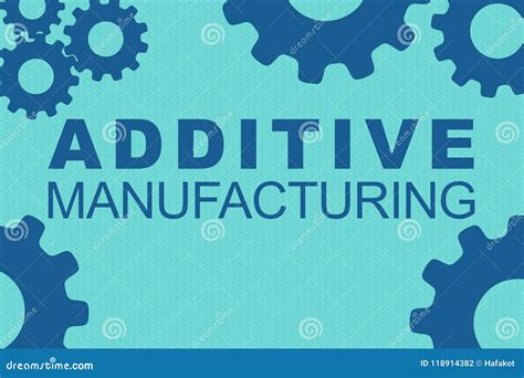 Additive Manufacturing Concept Stock Illustration Illustration Of
