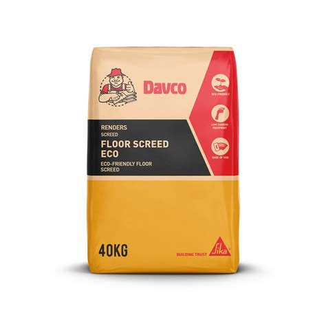 Davco Floor Screed Eco 40kg Khiang Hor Building Products Pte Ltd