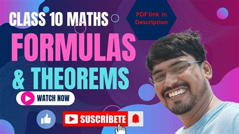 Class 10 All Math Formulas And Theorems In One Video💥💯👍 Dont Miss To Watch Youtube