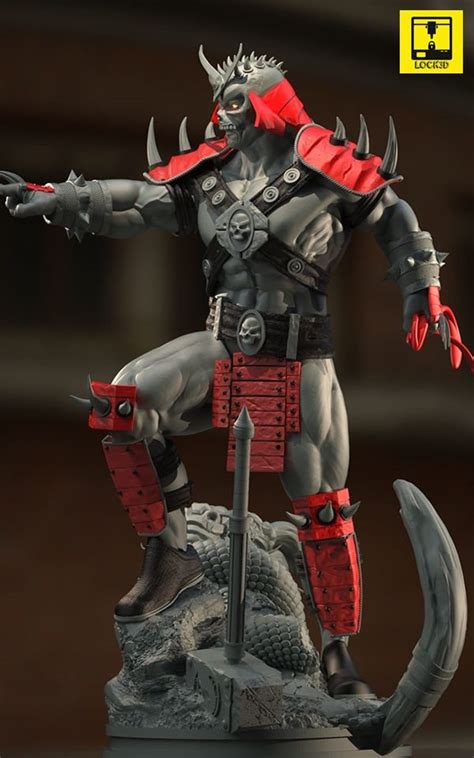 Shao Kahn Mortal Kombat 3d Stl File For 3d Printer Ready Etsy