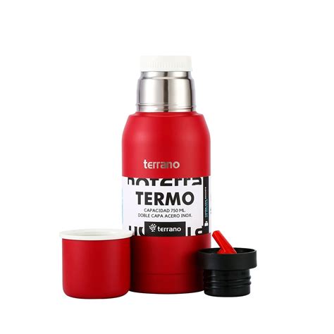 Termo Terrano 750ml Premium Rojo — Universo Binario