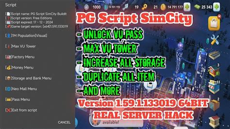 New SimCity Real Server Hack PG Script SimCity 2024 YouTube