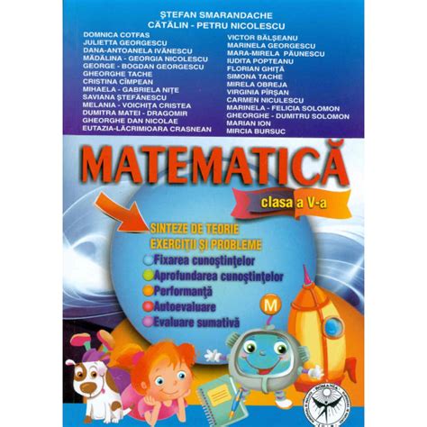 Matematica Clasa A V A Sinteze De Teorie Exercitii Si Probleme