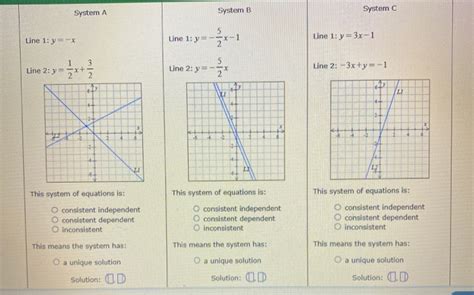 solved system a system b system c 5 line 1 x line 1 y