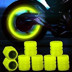 Amazon Car Tire Caps 8 Pcs Glow In The Dark Tire Valve Caps