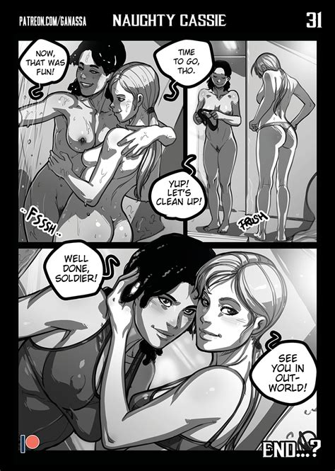 naughty cassie page 31 h comics patreon public post by ganassa