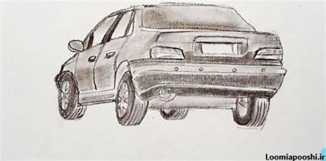 عکس ماشین پژو پارس شوتی نقاشی