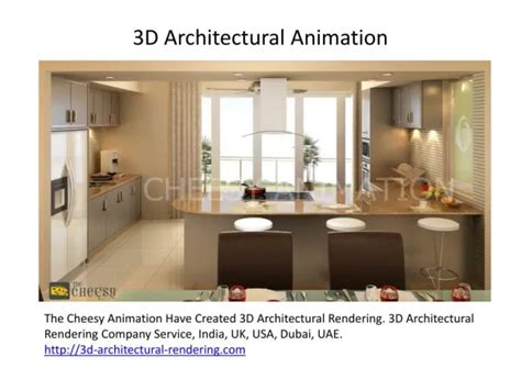PPT Architectural Rendering Service PowerPoint Presentation Free