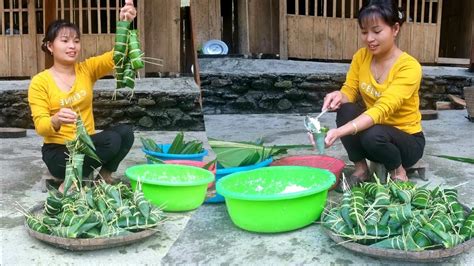 Harvest Cassava And Make Cakes To Sell At The Market In Early 2024 Lý