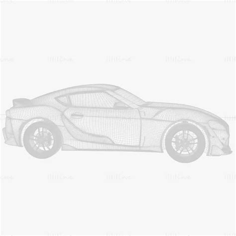 Toyota Supra Gr Car 3d Model