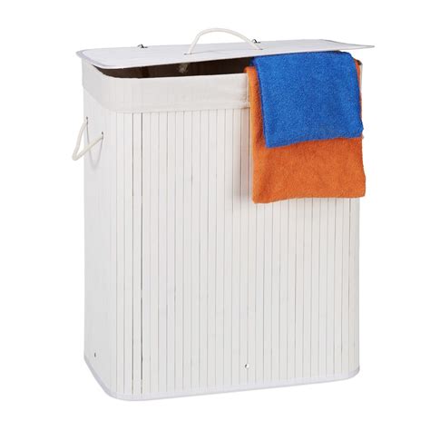 Relaxdays Kosz Na Pranie Z Bambusa 95L 11749476980 Oficjalne