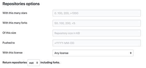 advanced search on github excluding a specific repository stack overflow