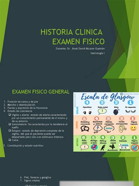 Examen Fisico General Pdf Medicina Clinica Especialidades Medicas