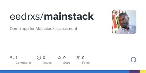 GitHub Eedrxs Mainstack Demo App For Mainstack Assessment