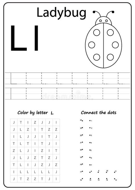 Letra L De La Escritura Worksheet El A Z De La Escritura Alfabeto