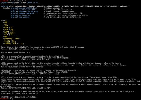 GitHub G0tmi1k Msfpc MSFvenom Payload Creator MSFPC