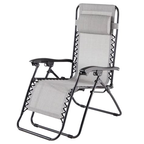 Silla reposera gravedad cero zero gravity Gris Claro Jardín Otros