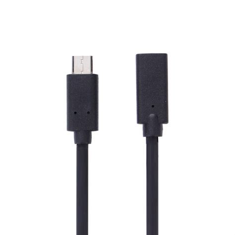 Jual SOONHUA Kabel Ekstension USB Type C Male Ke USB Type C Female Meter Black Di
