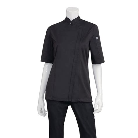 Chef Works Womens Springfield Zip Chefs Jacket Black P Bb051 Buy