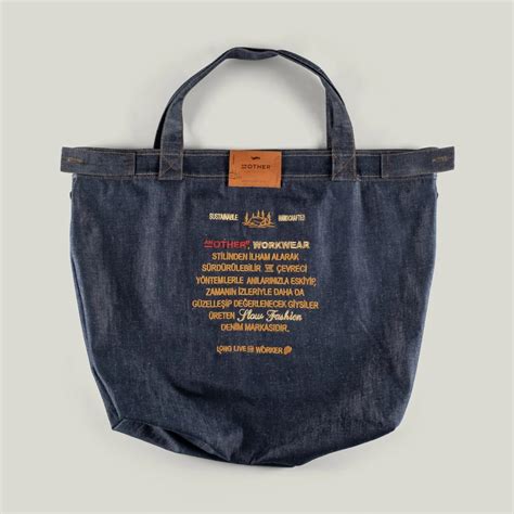 Another Goods Indigo No2 Another Tipografi 60x47cm İndigo Selvedge