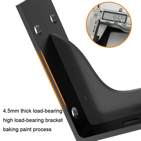 10인치 25cm 삼각형 지지대 고정 앵글 아이언 화이트