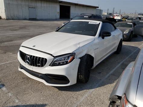 2021 Mercedes Benz C Class 63 Amg W1kwk8gb7mg093581 Bid History