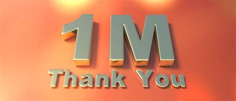 1m 추종자 축하 네트워크 친구와 구독자에게 백만 명 감사드립니다 3d 일러스트레이션 감사에 대한 스톡 사진 및 기타 이미지 감사 감사합니다 개념 Istock