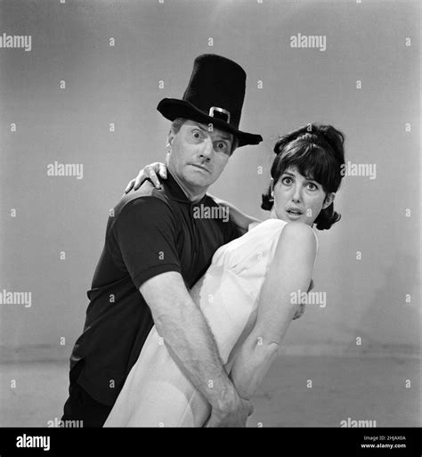 Dick Emery And Una Stubbs Rehearsing For The Dick Emery Show At The