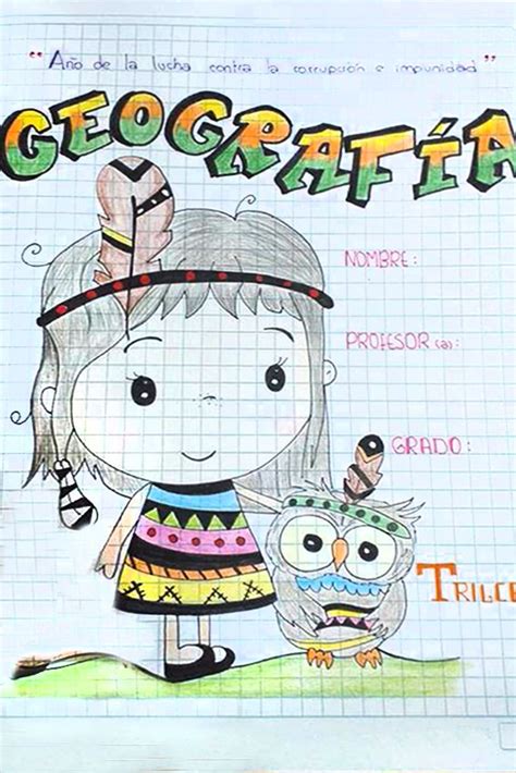 Carátula de geografía Recursos Educativos para Maestros
