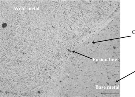 Microstructure Of Weld Joint Near Fusion Boundary Made At V F 55