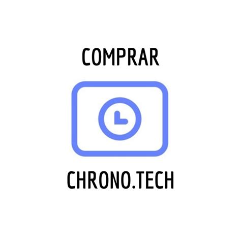 Como Comprar Chrono Tech Time