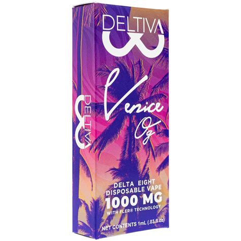 Deltiva Venice Og Delta 8 1000 Mg Disposable Vape Waterbeds N Stuff