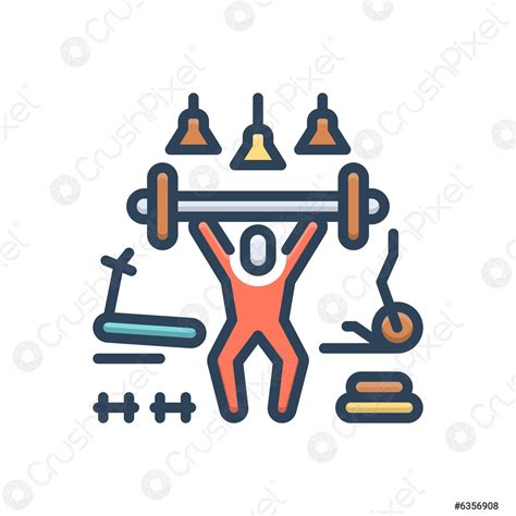 Gym Stock Vector 6356908 Crushpixel