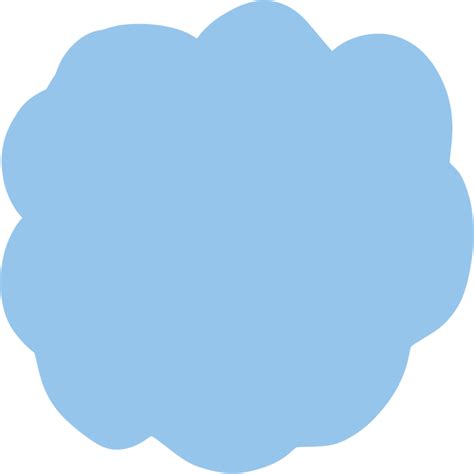 Blue Color Bubble For Text 69378411 Png