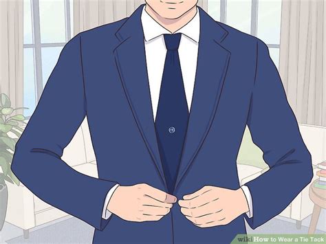 Easy Ways To Wear A Tie Tack Steps With Pictures WikiHow