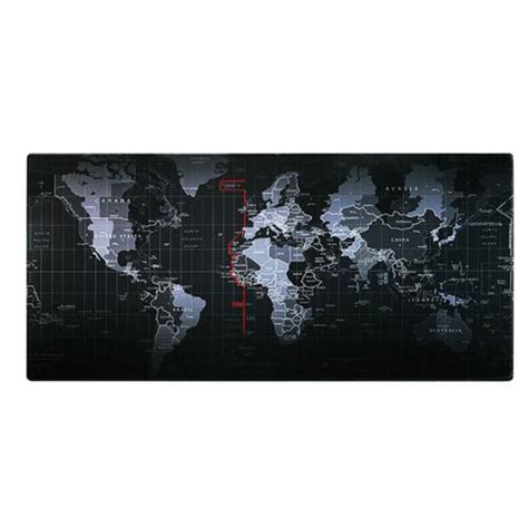 World Map Gaming Mouse Pad Mat Keyboard Pad Mat Cushion Big Size Mouse