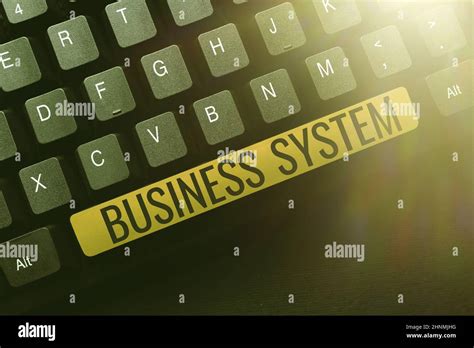 Hand Writing Sign Business System Business Showcase A Method Of Analyzing The Information Of