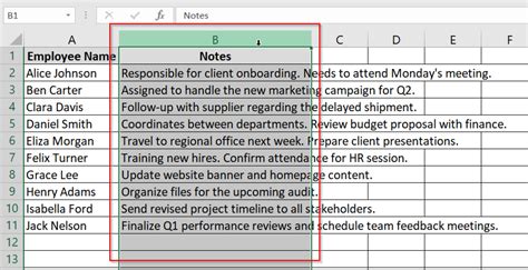 How To Make Excel Go To Next Line Automatically Excel Insider
