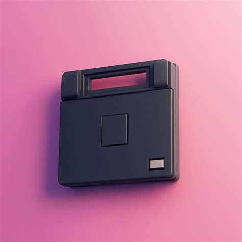 3d Floppy Disk Icon Retro Data Storage Illustration Logo Premium Ai Generated Image
