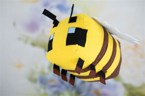 Minecraft Bee Plush Handmade Soft Toy 74442125 In Etsy