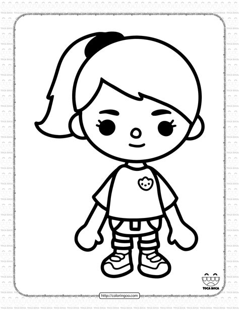 Toca Life Coloring Pages 9