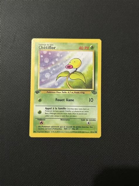 CARTE POKÉMON CHÉTIFLOR Edition Wizards Jungle FR NMINT EUR PicClick FR