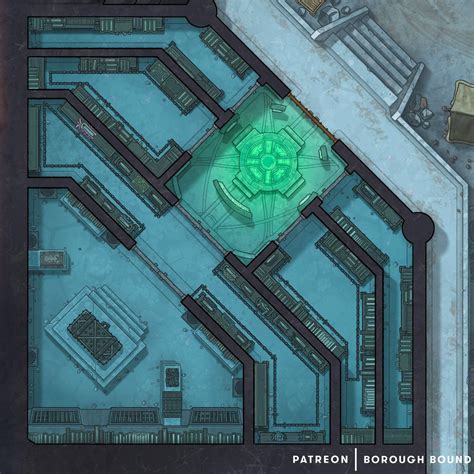 The Dark Library Restricted Section Dandd 5e City Map