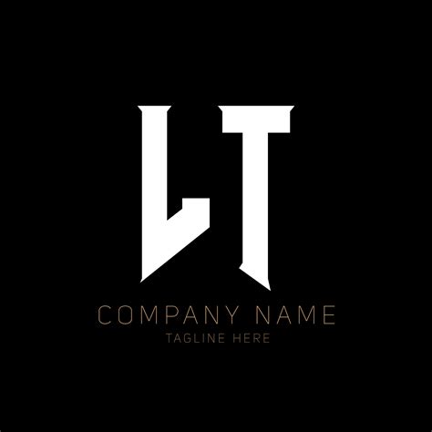 Diseño De Logotipo De Letra Lt Letras Iniciales Lt Icono Del Logotipo De Juegos Para Empresas