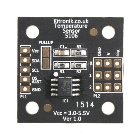 Kitronik Temperature Sensor Breakout Board Smalldevices