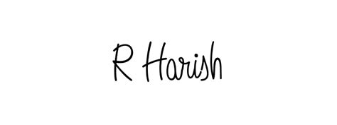72 R Harish Name Signature Style Ideas Special Name Signature