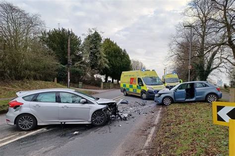 Baby Among Passengers As Crash Shuts Key Cheshire Road Cheshire Live