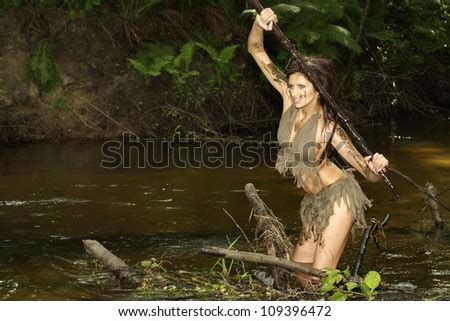 Stock Images Similar To ID 40458994 Beautiful Hunter In Loincloth