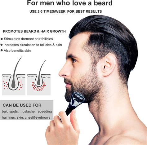 Derma Roller For Hair And Beard Growth 540 Pins Titanium Microneedling