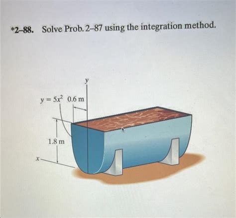 2 88 solve prob 2 87 using the integration method
